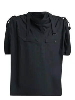 Isabel Marant Étoile Nemia Draped Utility Top - Faded Black