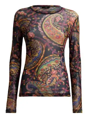 Etro Paisley Long Sleeve Top - Print