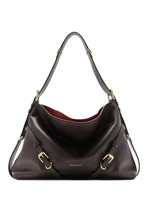 Givenchy Voyou Medium Leather Bag - Brown