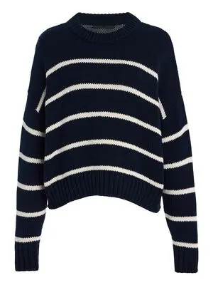 JENNI KAYNE Chloe Striped Cotton Sweater