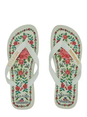 Farm Rio Flower Tapestry Havaianas - Flower Tapestry Off-white