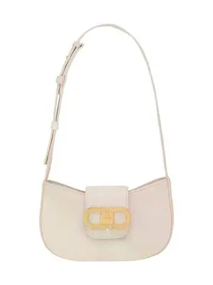 FERRAGAMO Gancini Shoulder Bag - Pink