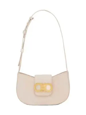 FERRAGAMO Gancini Shoulder Bag - Pink