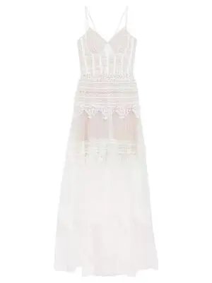 SAIID KOBEISY Lace Gown - White