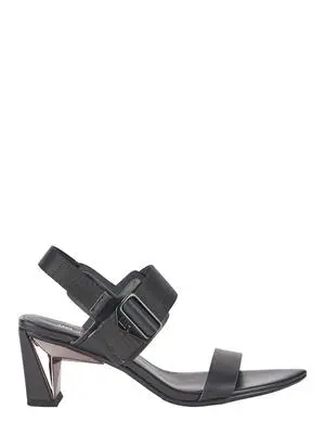 United Nude Poly Soga Mid Heel Sandals Black