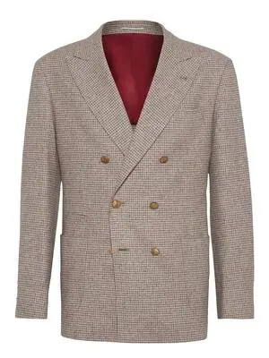 Brunello Cucinelli Flannel Blazer - Bark