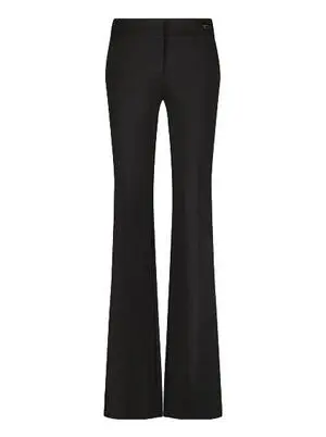 CALLAS MILANO Jules Stretch Jersey Fit And Flare Pant - Black