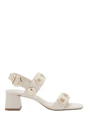 Larroude Milan Sandal - Ivory