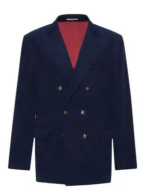 Brunello Cucinelli Corduroy Blazer - Sapphire