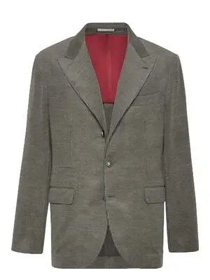 Brunello Cucinelli Corduroy Blazer - Khaki