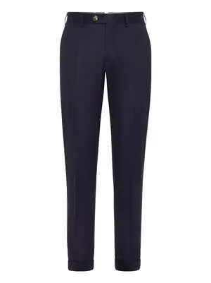 Brunello Cucinelli Italian Fit Trousers - Avio Blue