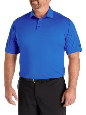 REEBOK Big & Tall Performance Heather Polo Shirt - Virtual Blue