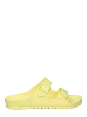 BIRKENSTOCK Arizona Double-buckle Slides - Yellow