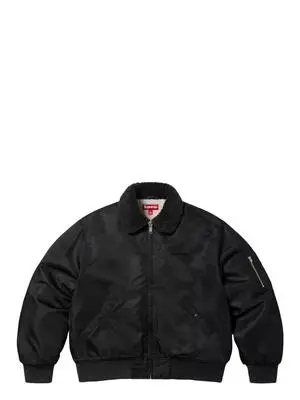 Supreme Nylon Bomber Jacket - Black