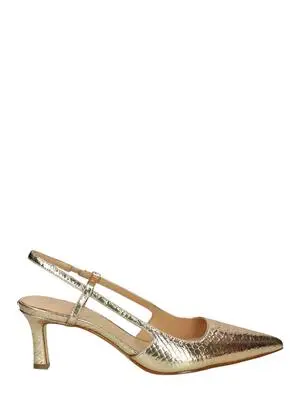 Michael Kors 63mm Alora Slingback Pumps - Gold