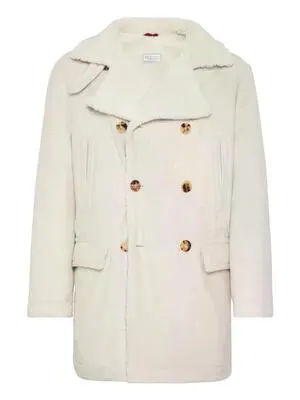 BRUNELLO CUCINELLI Double-Breasted Wool Coat