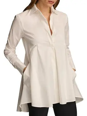 Donna Karan New York A-line Tunic - Cream