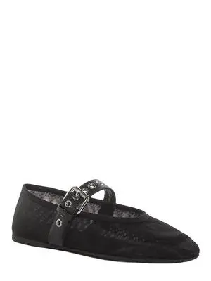 Miu Miu Mary Jane Flats - Nero