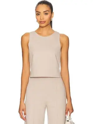 RIPLEY RADER Ponte Knit Tank Top - Clay