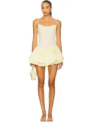 Majorelle Keke Mini Dress - Butter Yellow