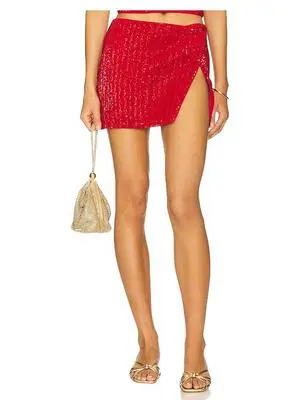 LOVERS AND FRIENDS Selma Mini Skirt - Red
