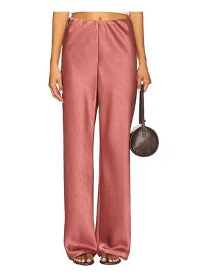 Vince Fluid Bias Pant - Pink