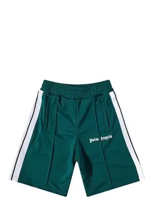 Palm Angels Classic Track Shorts - Green/white