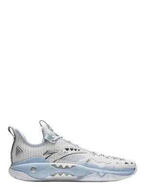 ANTA Shock Wave 5 Pro Step Ice Sneakers - White/ice Blue/silver