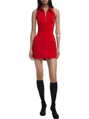 Desigual Halter Minidress - Red