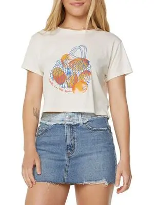 Roxy Made In The Sun Graphic Baby Tee - Bright White Made In The Sun