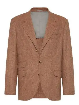 Brunello Cucinelli Deconstructed Cavallo Blazer - Light Brown
