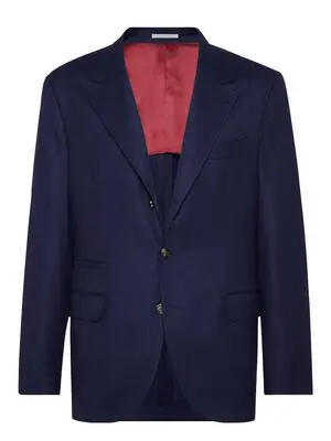 Brunello Cucinelli Deconstructed Blazer - Marine Blue