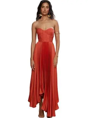 AMUR Juliett Midi Dress - Desert Sun
