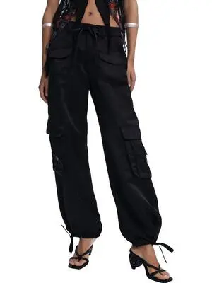Desigual Cargo Pants - Black