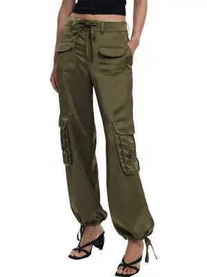 Desigual Cargo Pants - Military Green