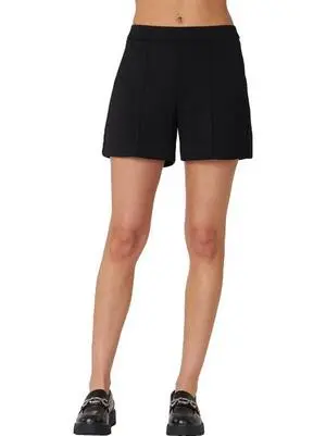 REBODY Madison Scuba Knit Short - Black