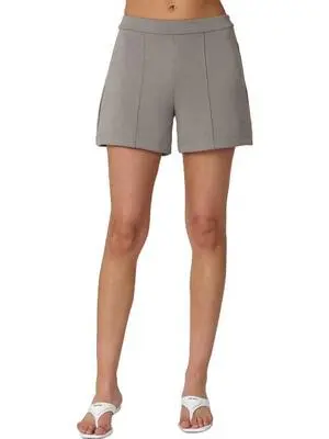 REBODY Madison Scuba Knit Short - Desert Sage