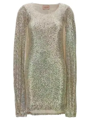 LE TWINS Villa Villa Mini Dress - Silver
