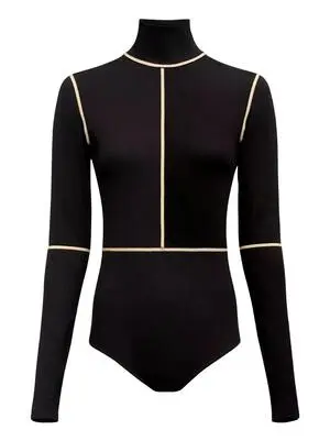 MAISON MARGIELA Long-sleeved Bodysuit - Black