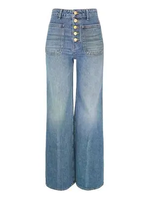 Ulla Johnson Button-front Jeans - Blue