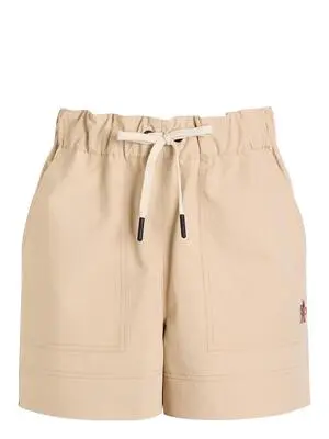 Moncler Logo Shell Shorts - Beige