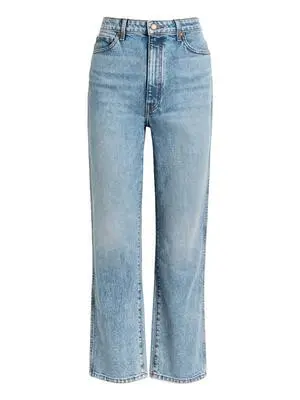 Khaite Abigail Straight-leg Jeans - Denim