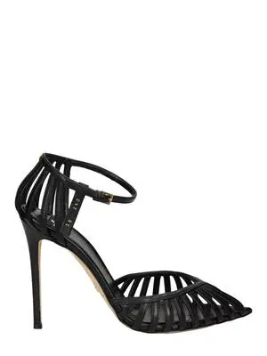 Elisabetta Franchi 110mm Strappy Sandals - Black