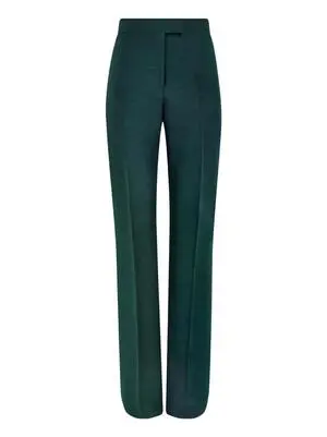 FERRAGAMO Faille Trousers - Green