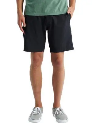 ROARK Hytide Flat Front Hybrid Performance Shorts - Black