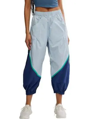 Free People FP Movement Freeflow Colorblock Joggers Baseline Blue