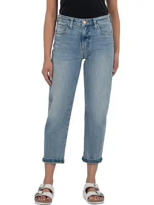 Kut From The Kloth Sienna Crop Baggy Boyfriend Jeans - Honesty
