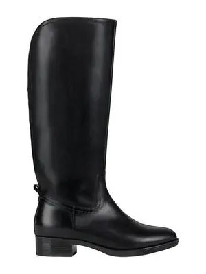 Geox Felicity Knee-high Leather Boots - Black