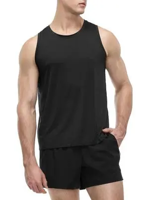 PELOTON Interlock Bonded Tank Jet Black