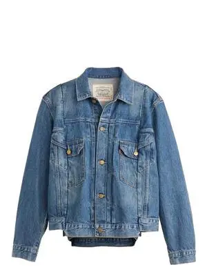 Sacai Gender Inclusive Levi's® Denim Trucker Jacket - Blue